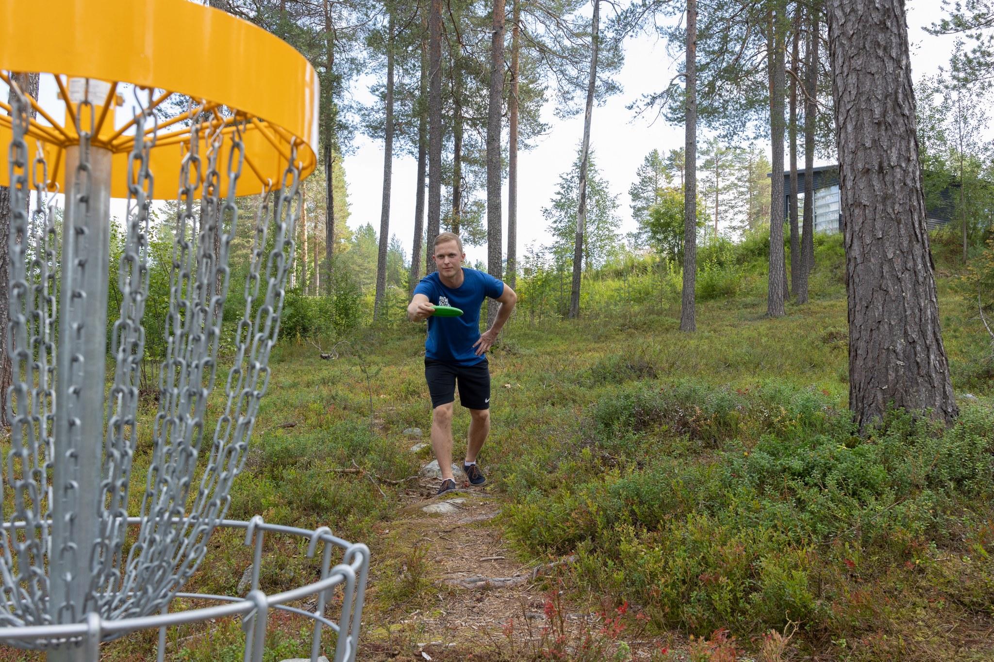 Frisbeegolf-radan avajaistapahtuma - Posion kunta